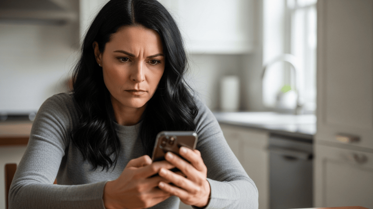 One message changed everything: how I discovered what my husband was ...