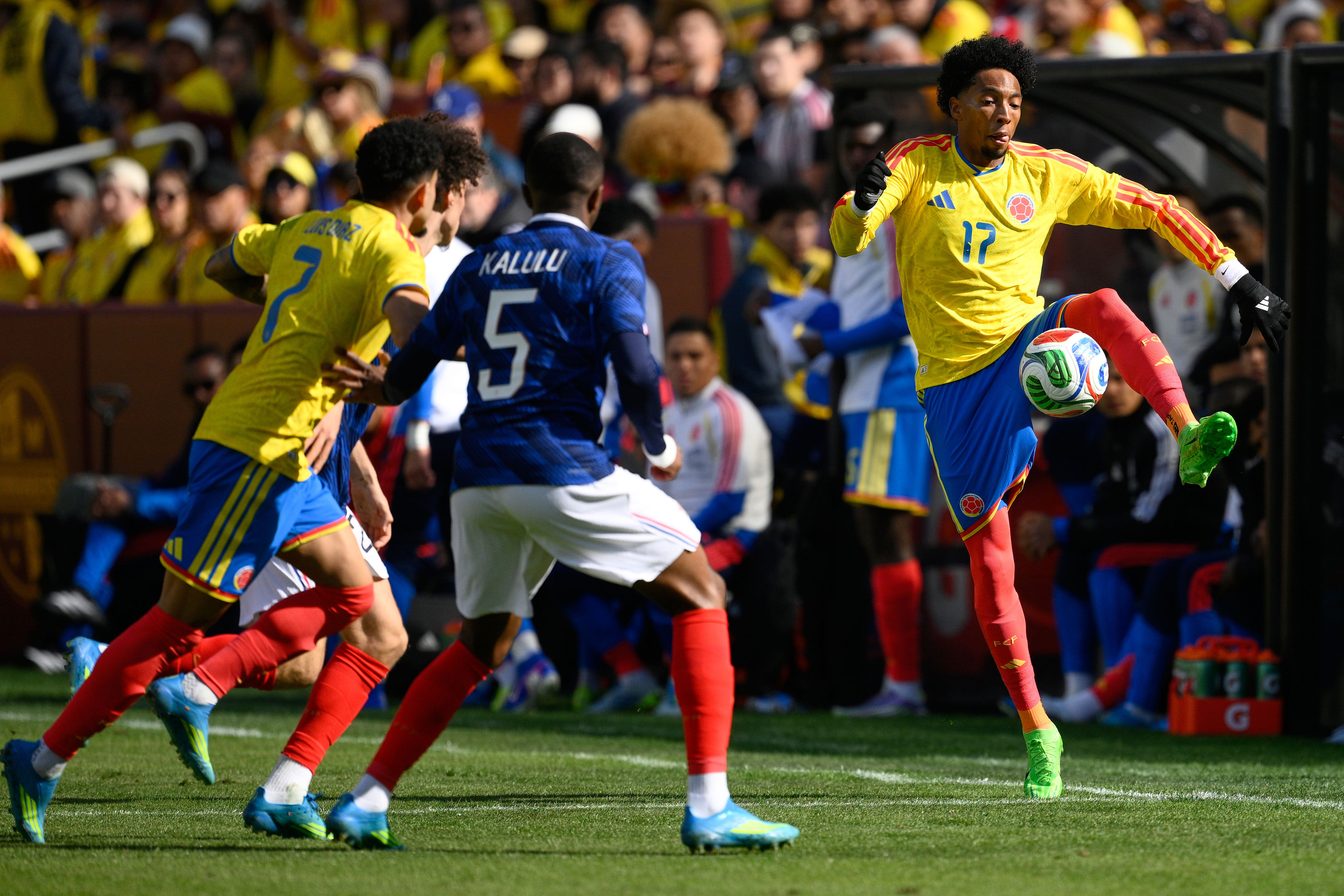 Doué scores 2 goals and France downs Colombia 3-1 in World Cup tune-up