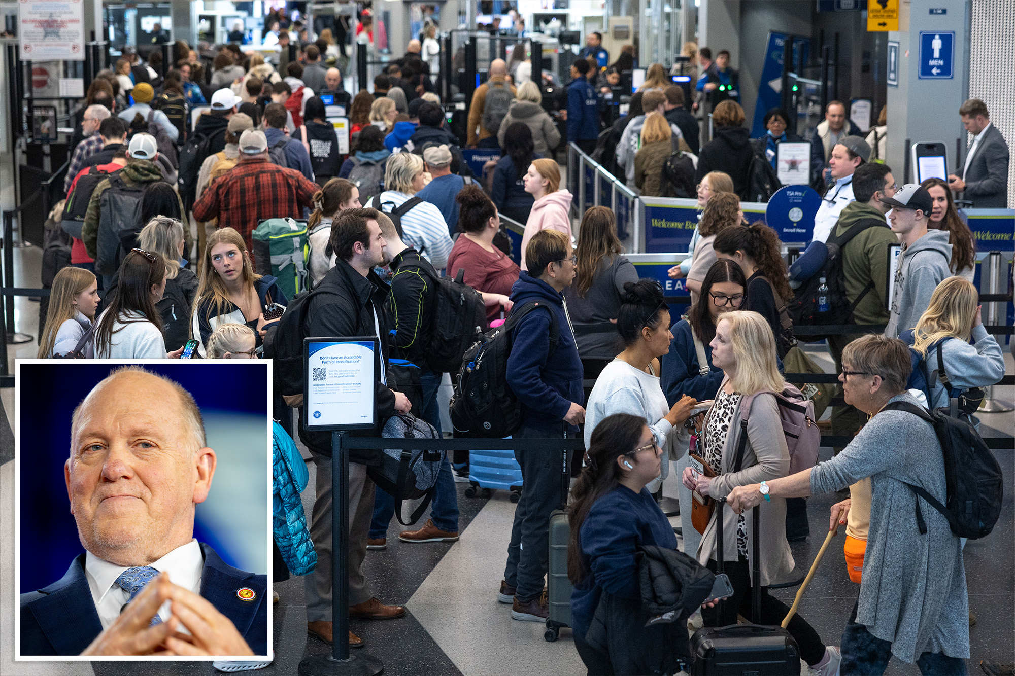 Border czar Tom Homan reveals when TSA will start getting paid again ...