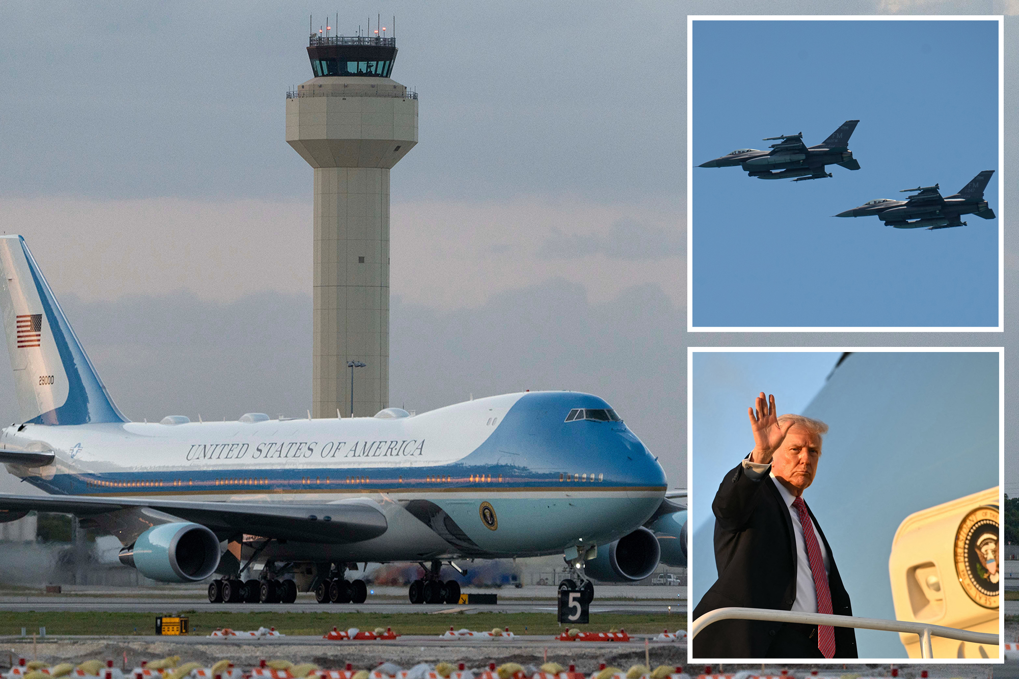 F-16 fighter jets scramble, deploy flares after security scare near ...