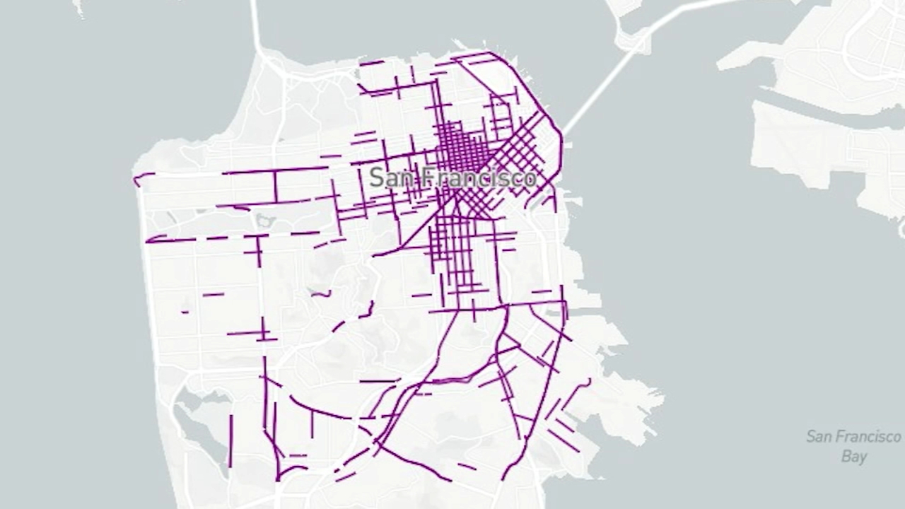 New SFMTA traffic map shows SF streets with highest injuries for ...