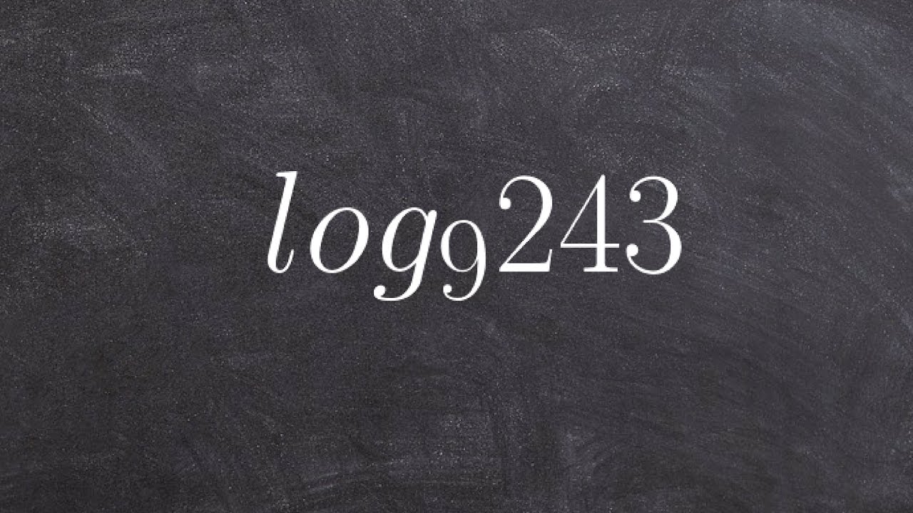 Tutorial - How to evaluate a logarithm by converting to exponential form