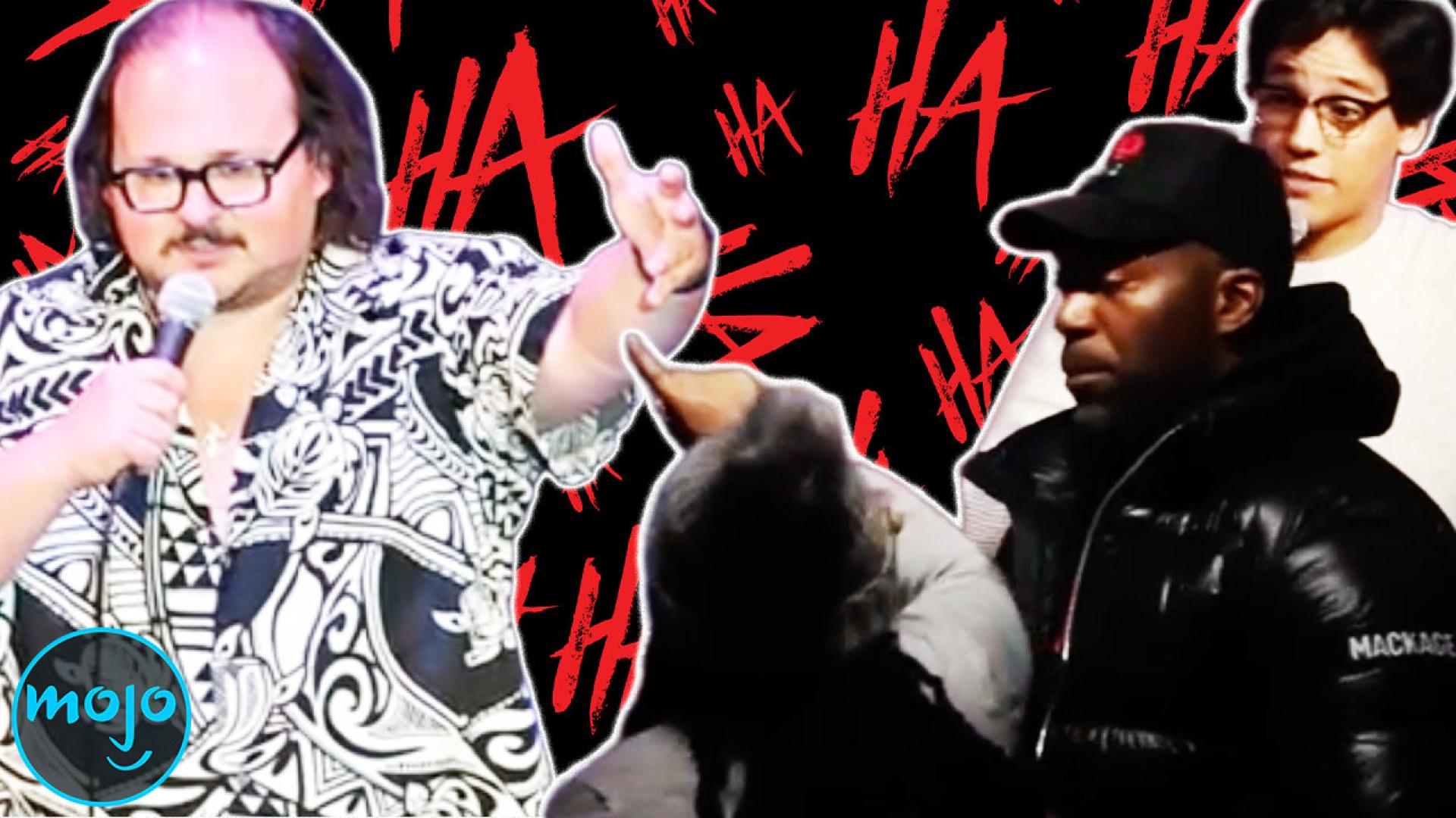 10 awkward stand-up comedy confrontations