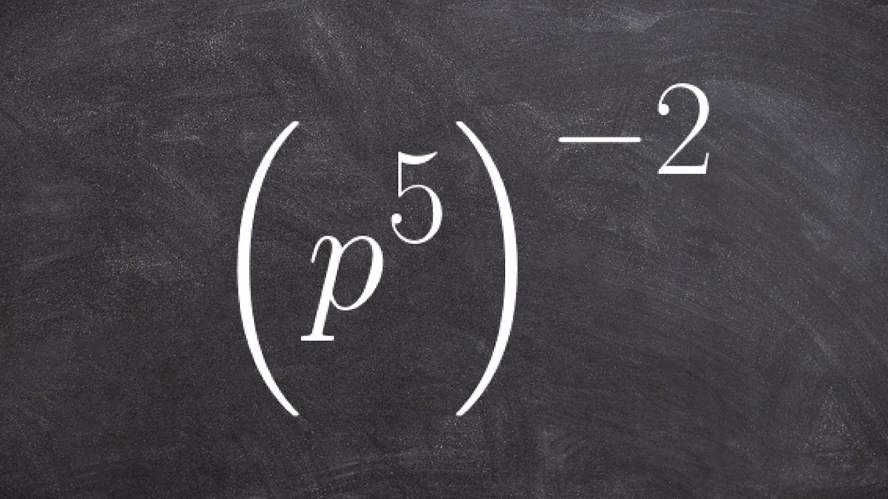 Using the power rule with a negative power to simplify an expression
