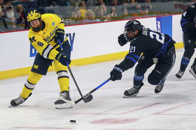 Michigan beats Minnesota Duluth in Albany to reach NCAA hockey Frozen Four