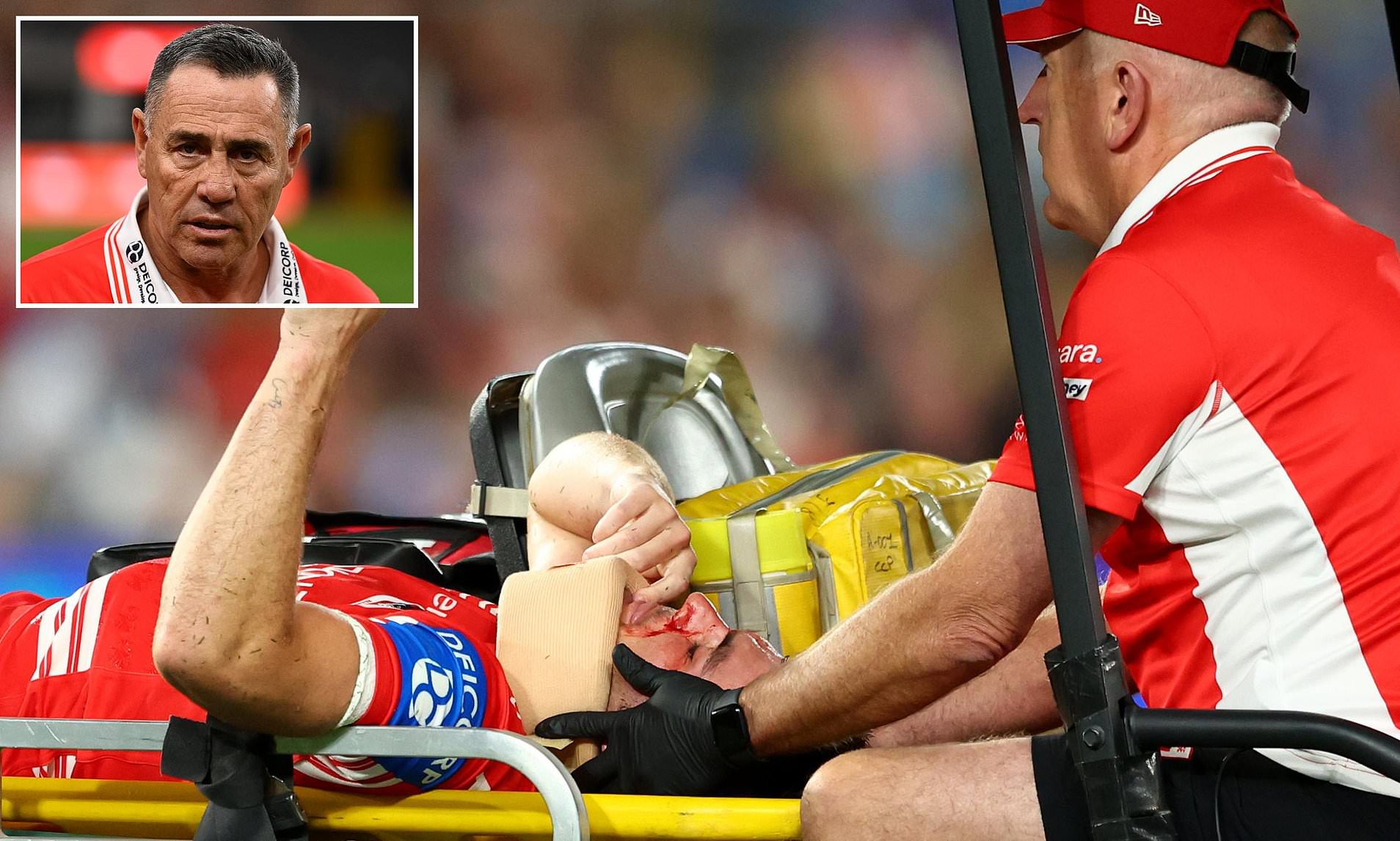 NRL coach gives raw three-word update after his son was rushed to ...