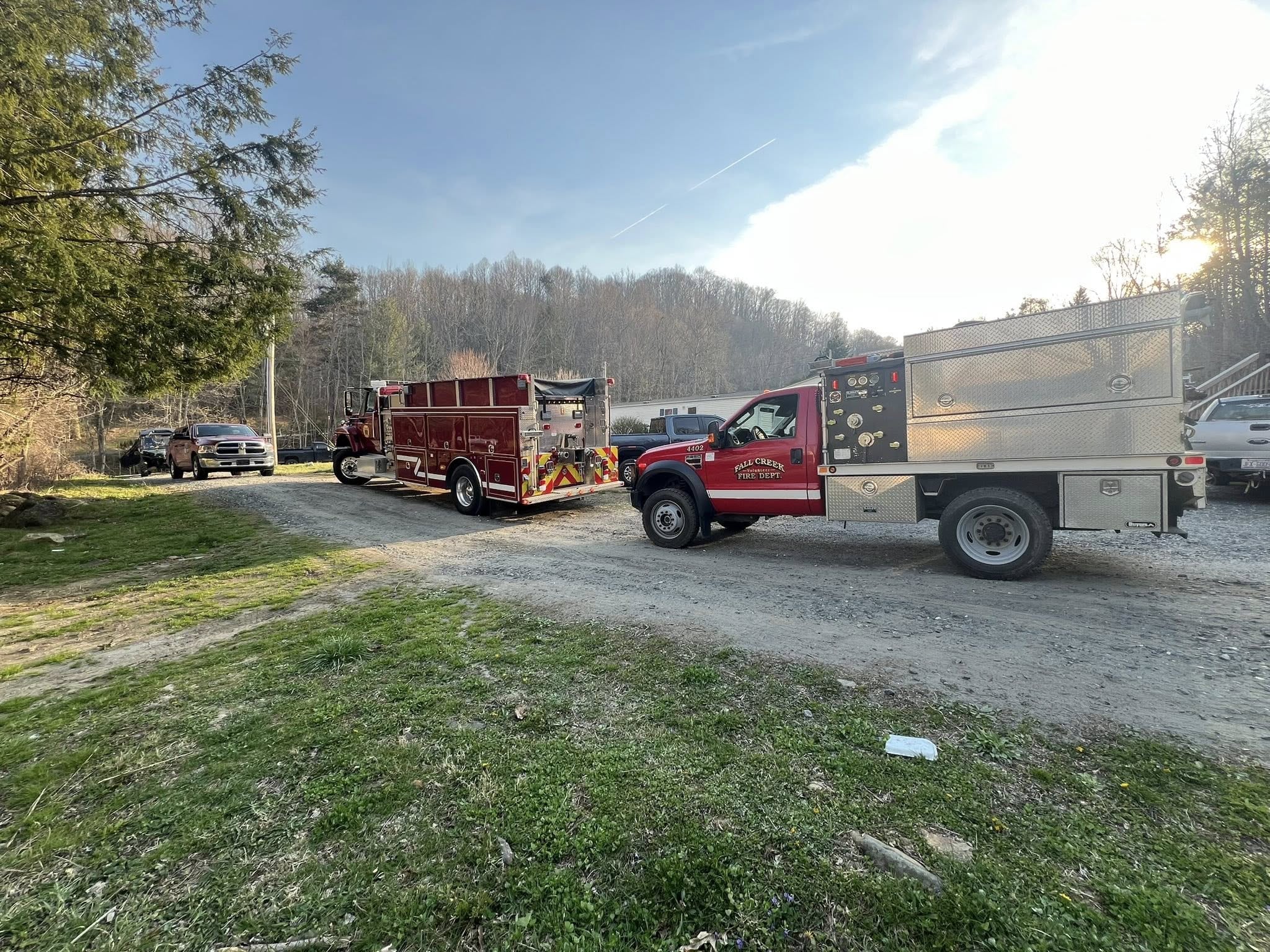 Brush fire burns 30 acres in Ashe County