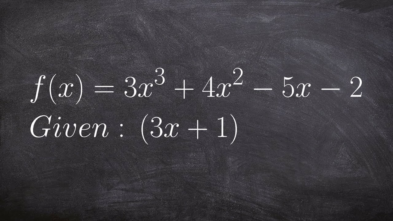 Learn how to find the remaining factors when only given one with fractions