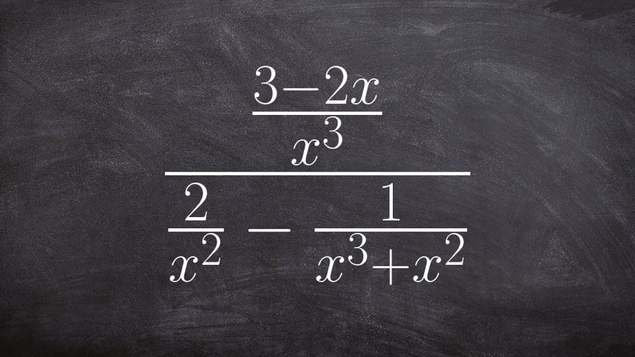 Simplifying complex fractions