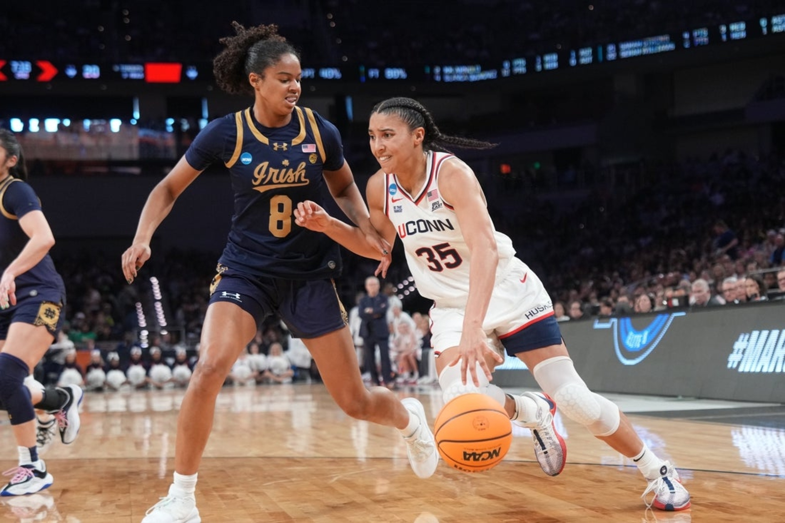 UConn returns to Final Four after rolling past Notre Dame