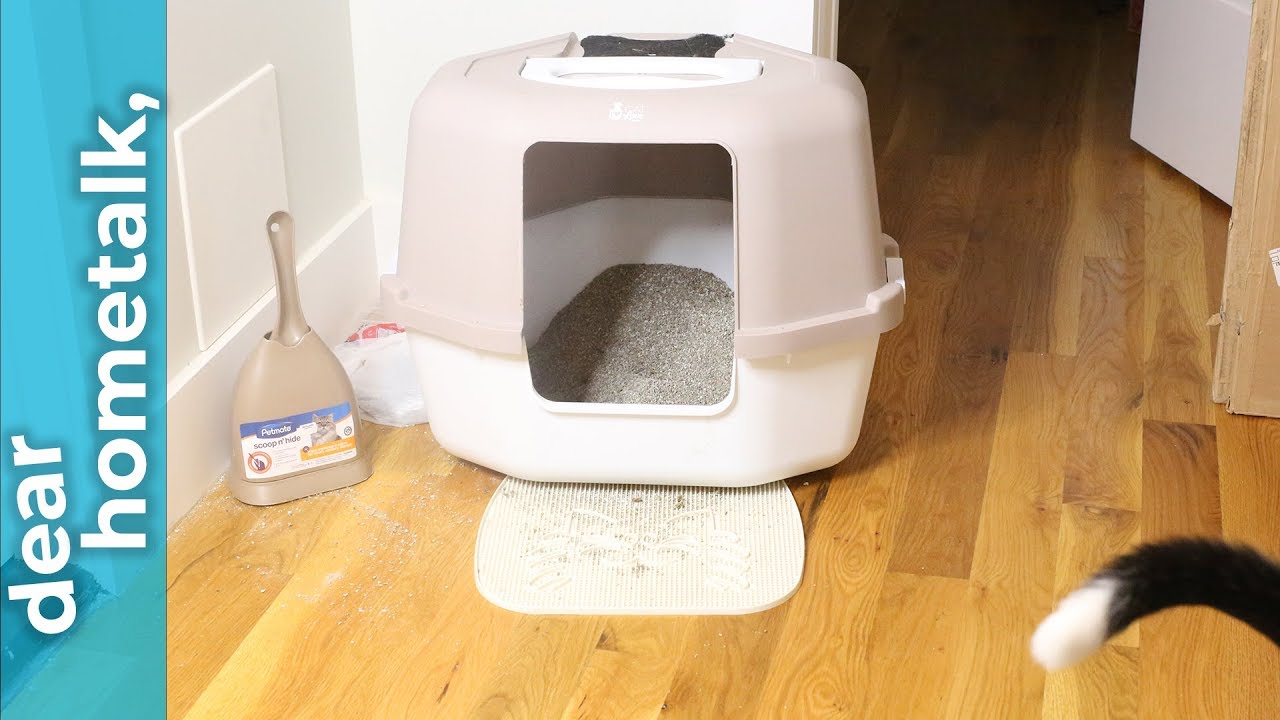 Dear hometalk: How do I hide my cat’s ugly litter box?