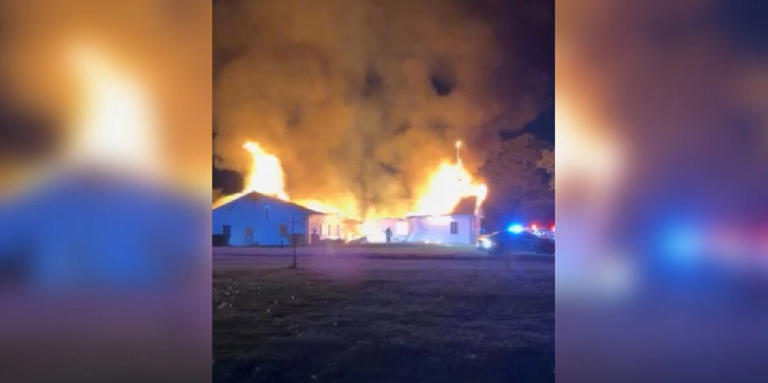 Colbert County church burns down in overnight fire