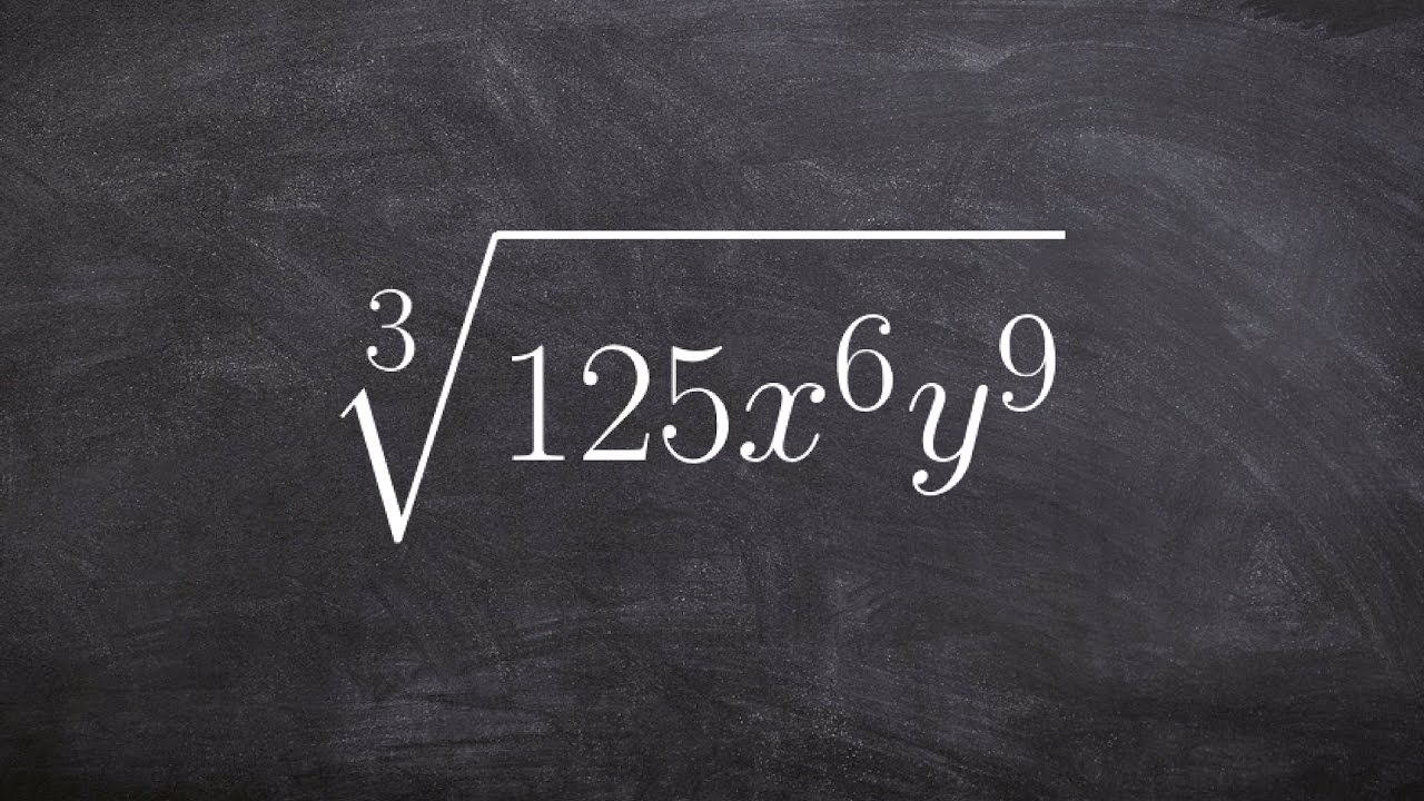 Learn how to simplify a radical expression of 3rd root using product rule