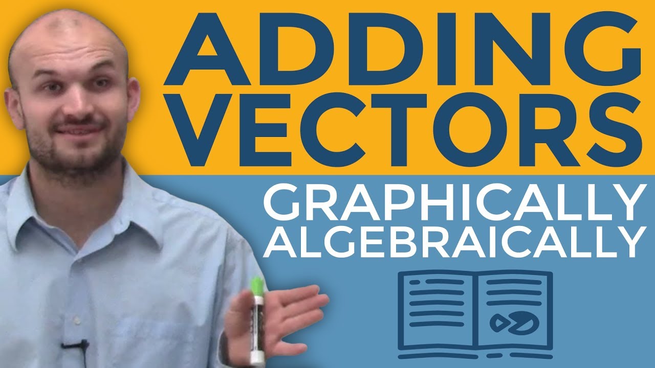 How do we represent adding vectors graphically and algebraically?