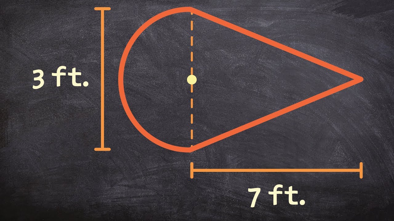 Learn how to find the composition area of a figure