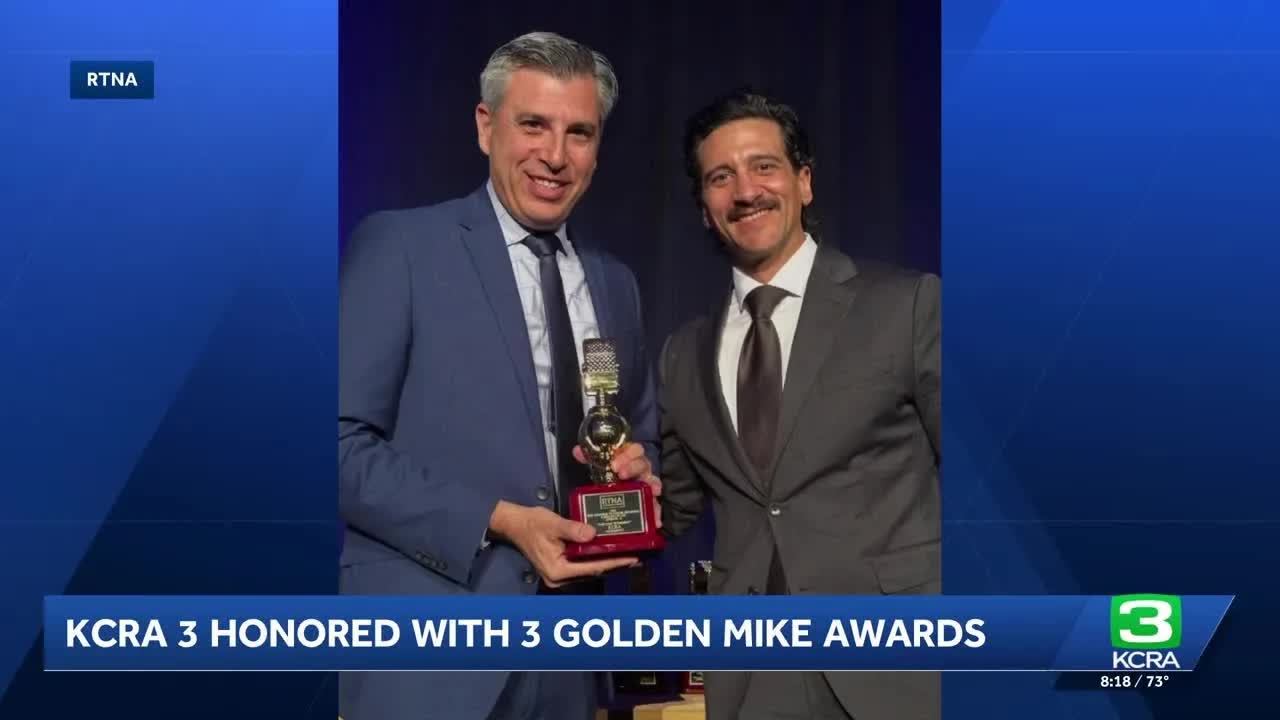 KCRA 3 wins three Golden Mike Awards in statewide competition