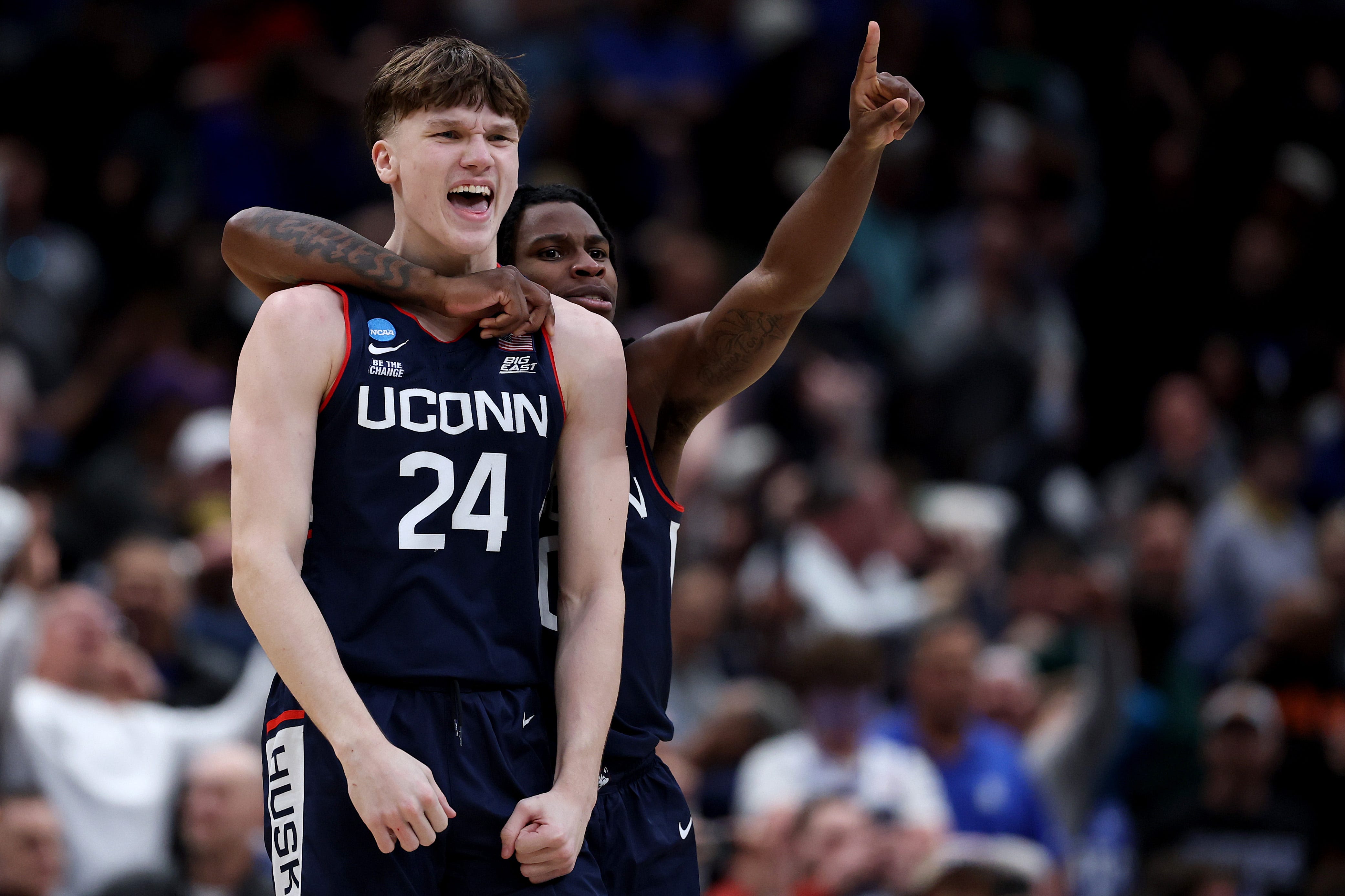 Duke vs UConn highlights: Huskies complete stunning comeback vs Blue ...