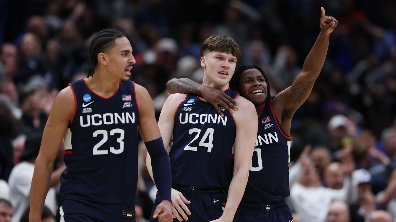 How UConn stunned Duke and Michigan beat Tennessee in Sunday's Elite Eight