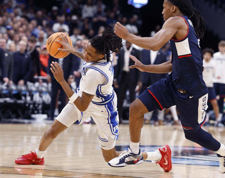 UConn stuns Duke on buzzer-beating 3-pointer to reach NCAA Tournament ...