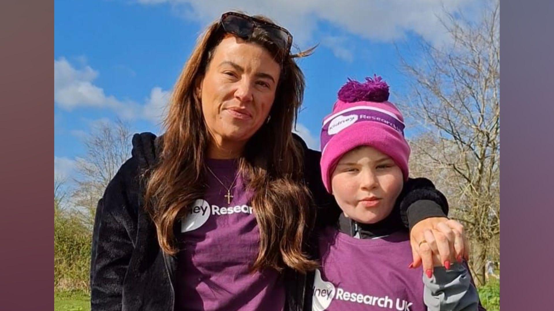 Boy with rare kidney disease walks for charity