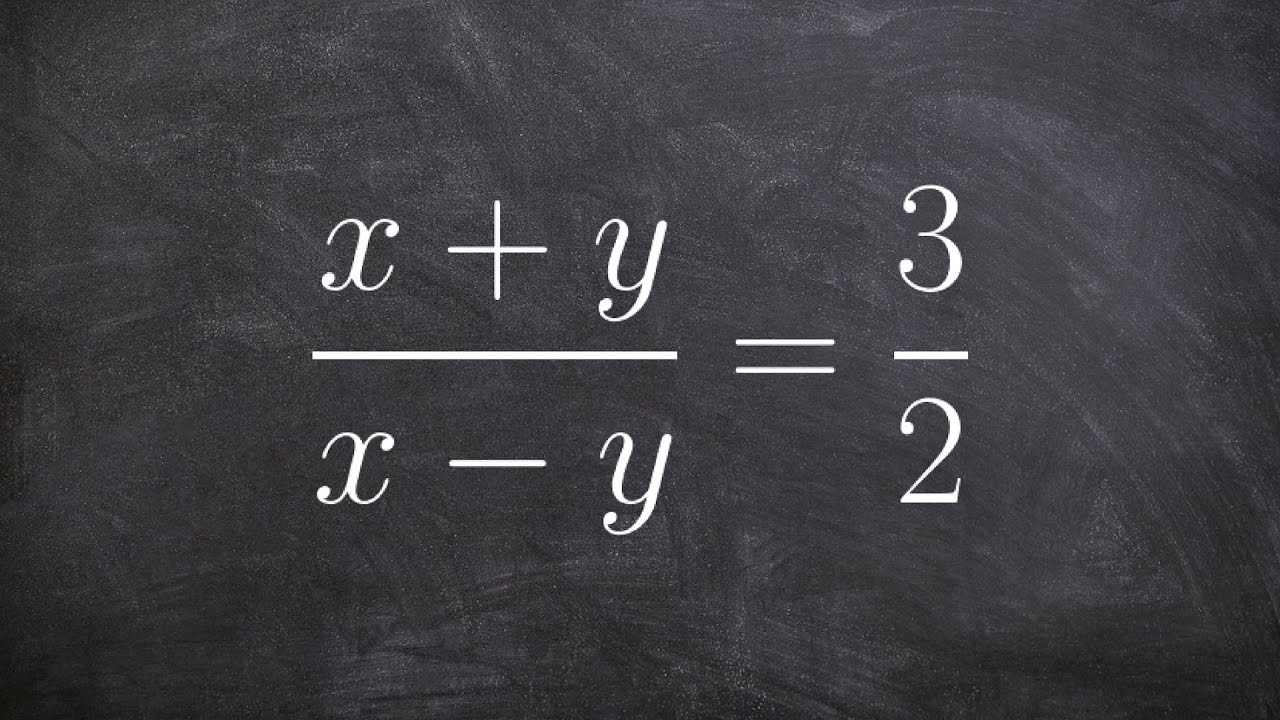 Solve y using cross multiplication - literal equation