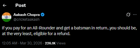 KKR eligible for refund: Cameron Green called out over bowling fiasco vs MI