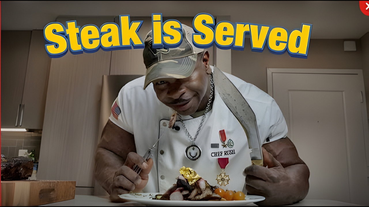 White House Chef Rush, coffee crusted steak, just in time for everyone!