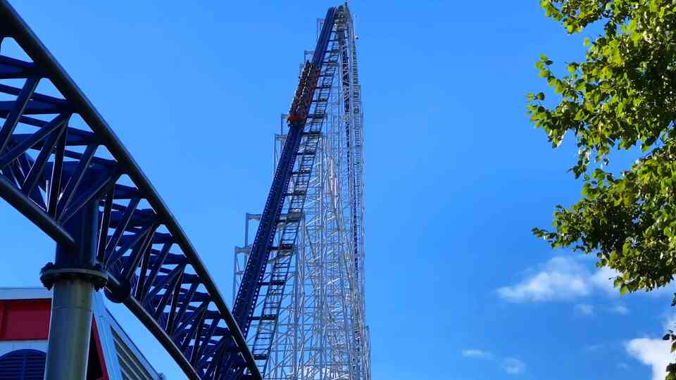 456 feet straight up – the only roller coaster that touches the sky