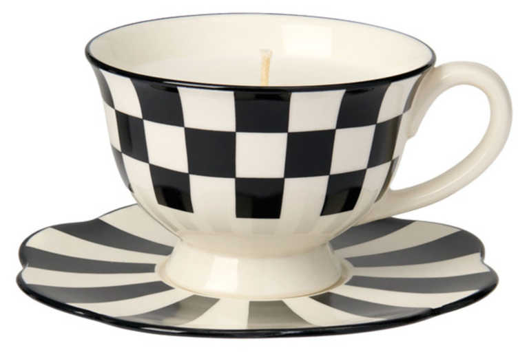 Discover Aldi's $9 tea cup candle that mimics MacKenzie-Childs' style ...