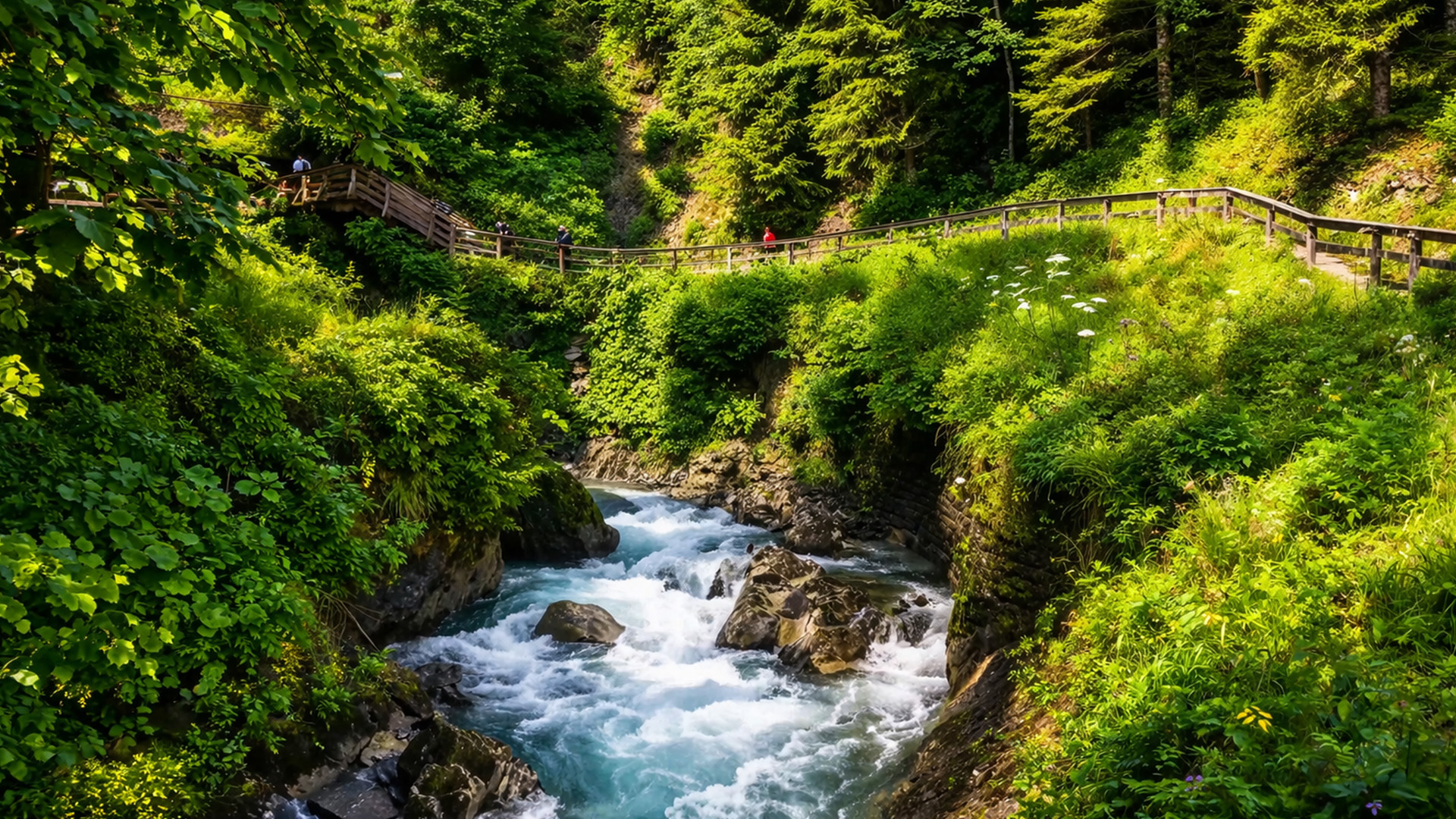 Sigmund Thun Klamm: indrukwekkende kloof in Kaprun, Oostenrijk (4K)