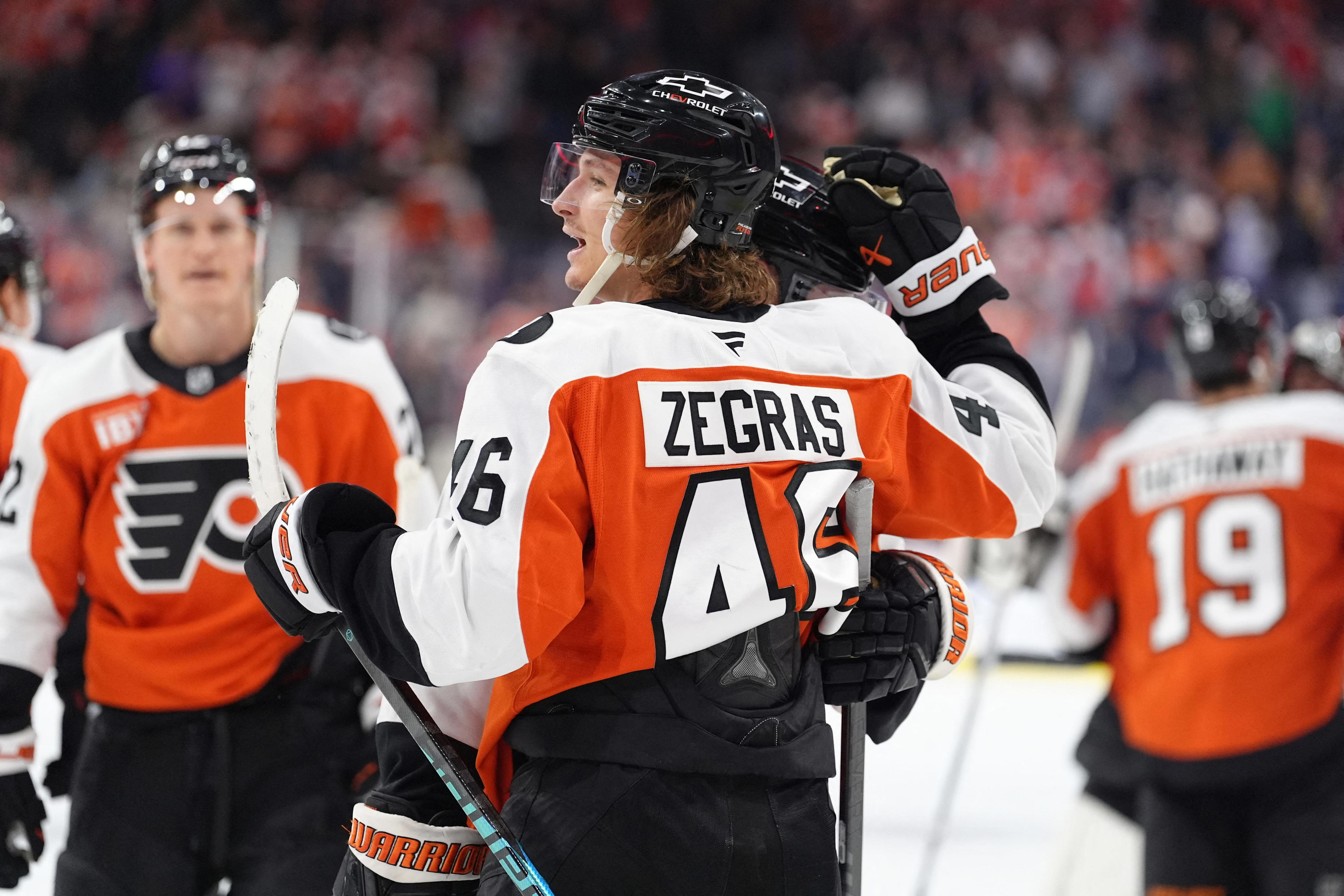 Hockey roundup: Flyers catch Wings in standings; Max Osgood scores U14 ...