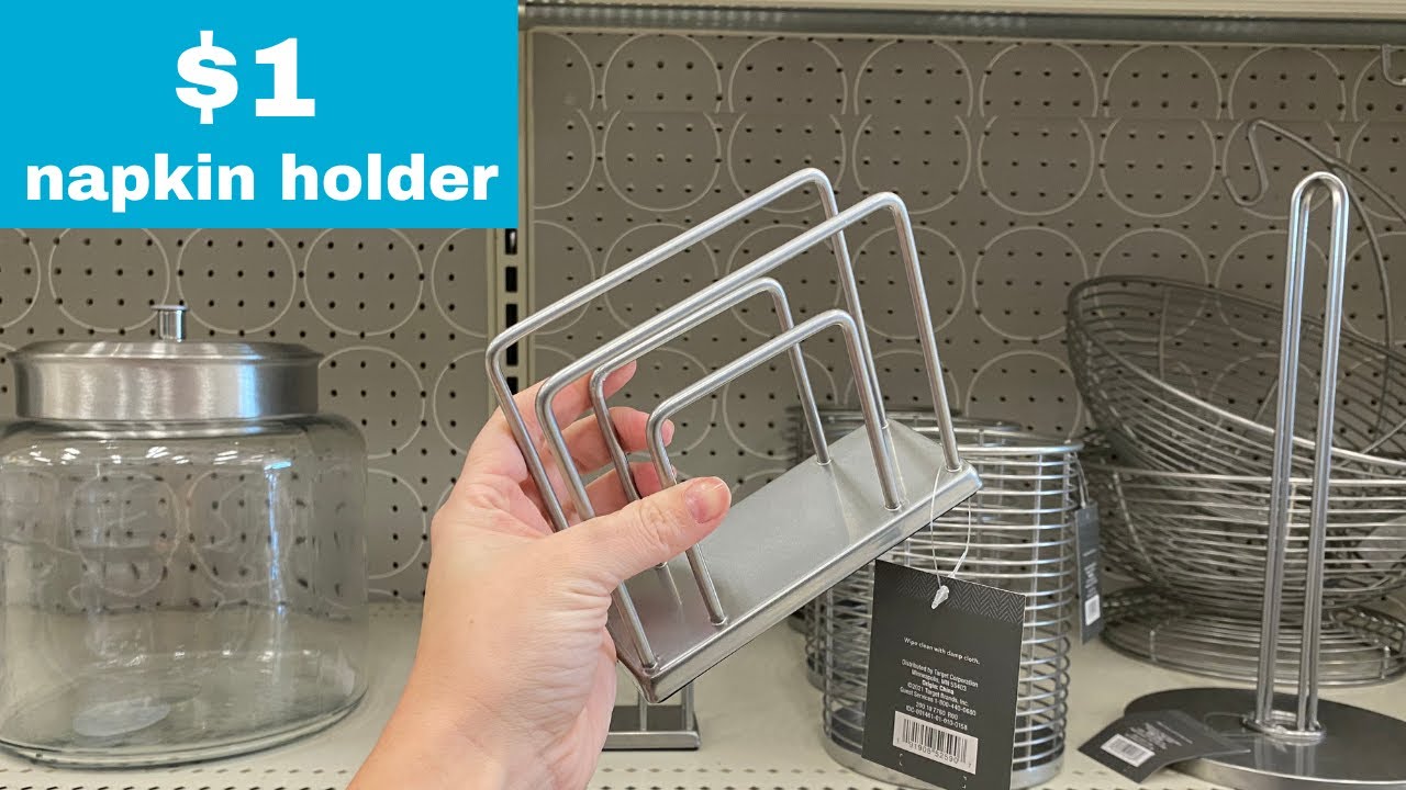 The brilliant way she uses $1 napkin holders (but not for napkins!)