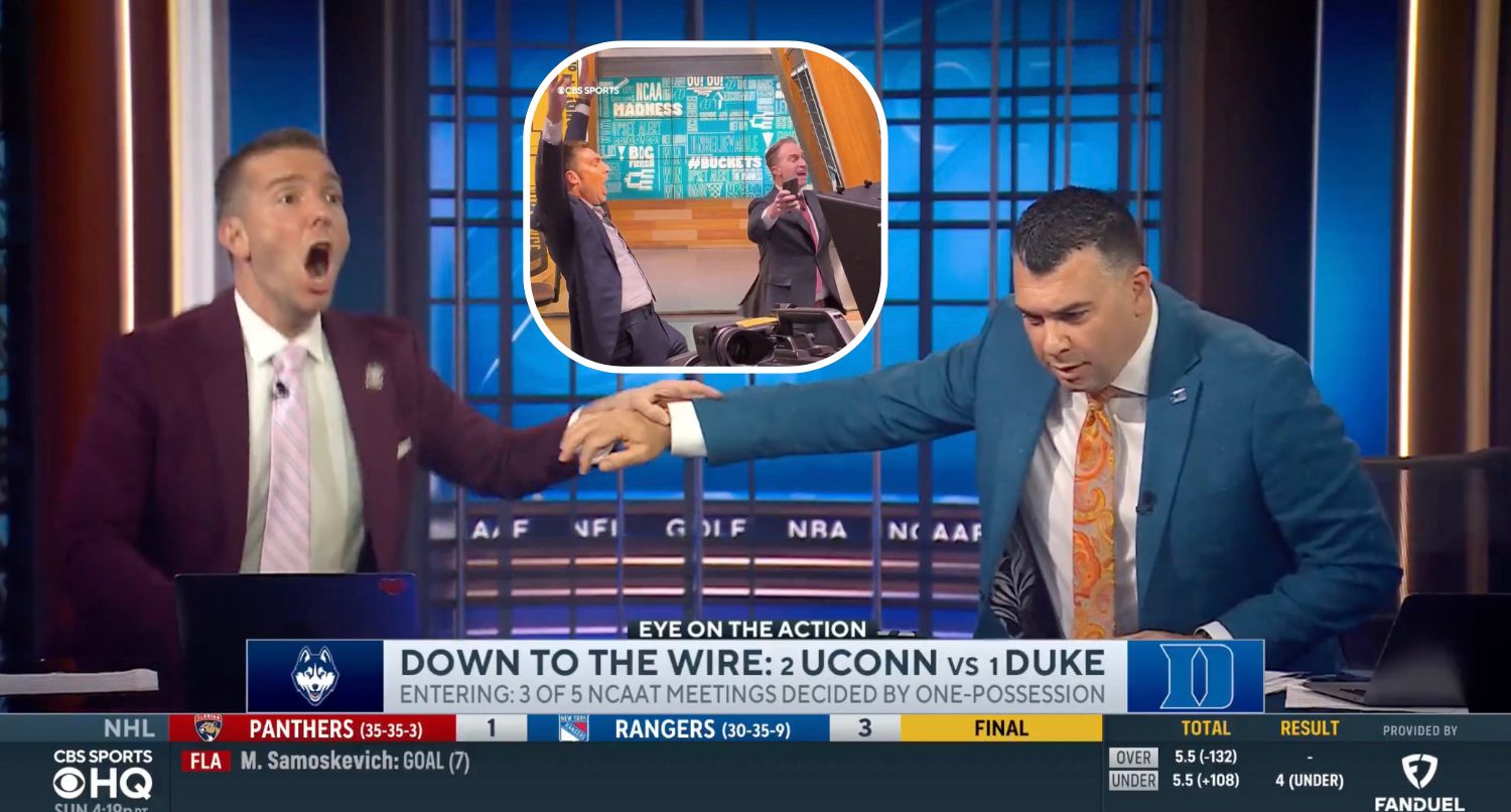 CBS broadcasters go nuts during UConn win over Duke