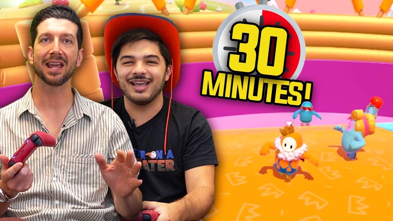 30 minutes to win Fall Guys as a team!