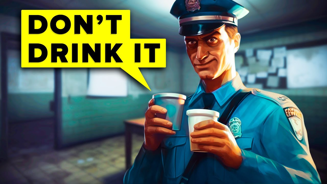 Never drink from a cup offered by a cop