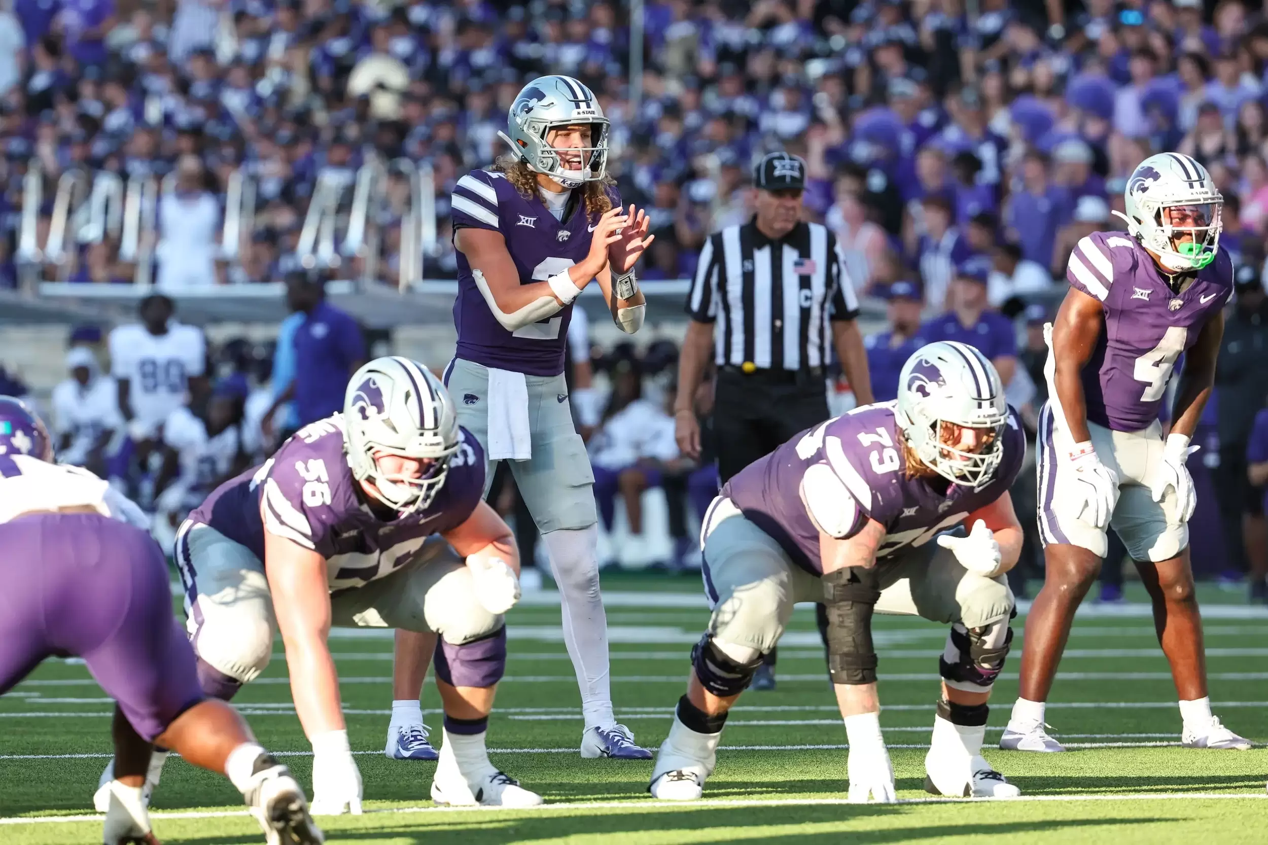 Behind Avery Johnson, Kansas State quarterback battle is quietly underway