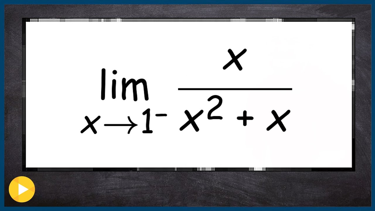 Evaluate the left hand limit of a rational function