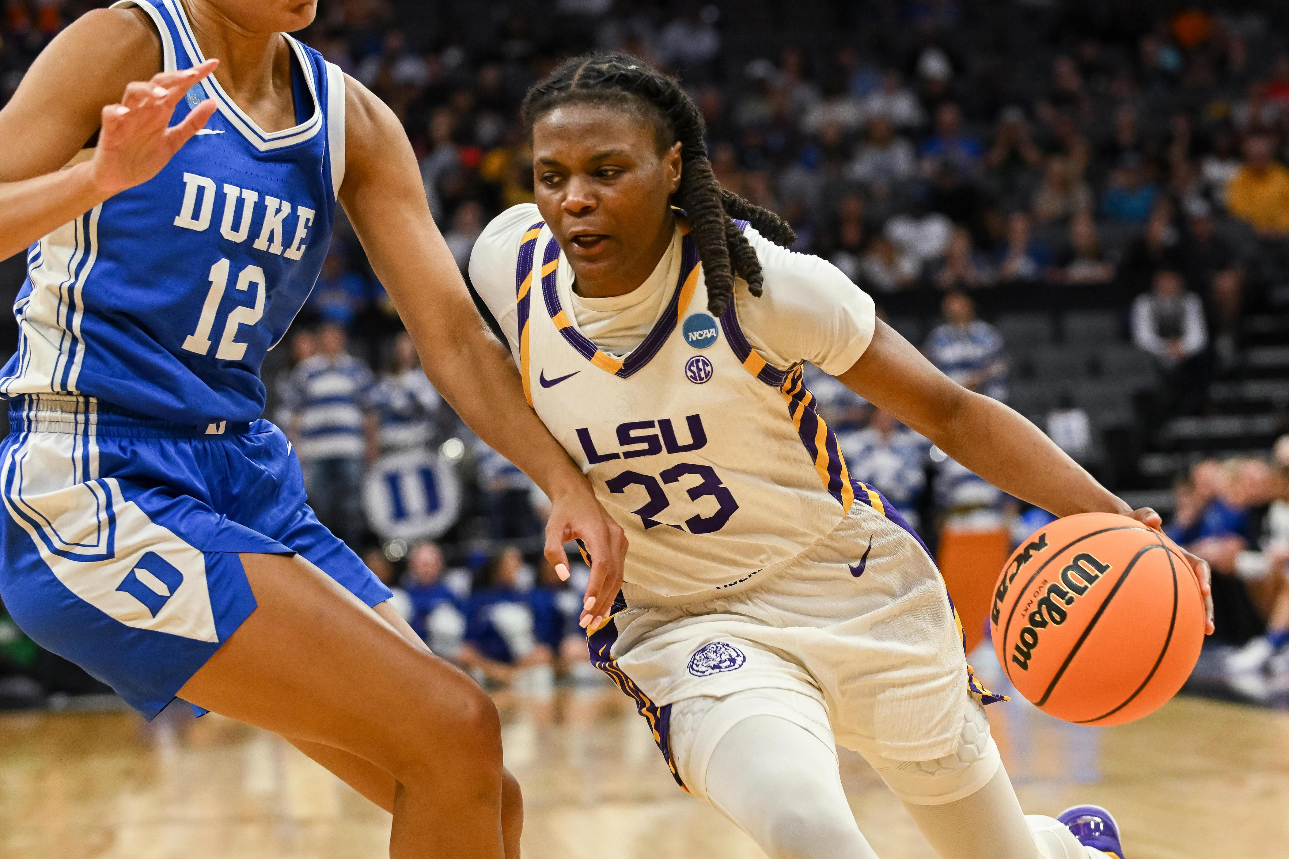 Mulkey praises LSU women's basketball star Fulwiley after Duke loss