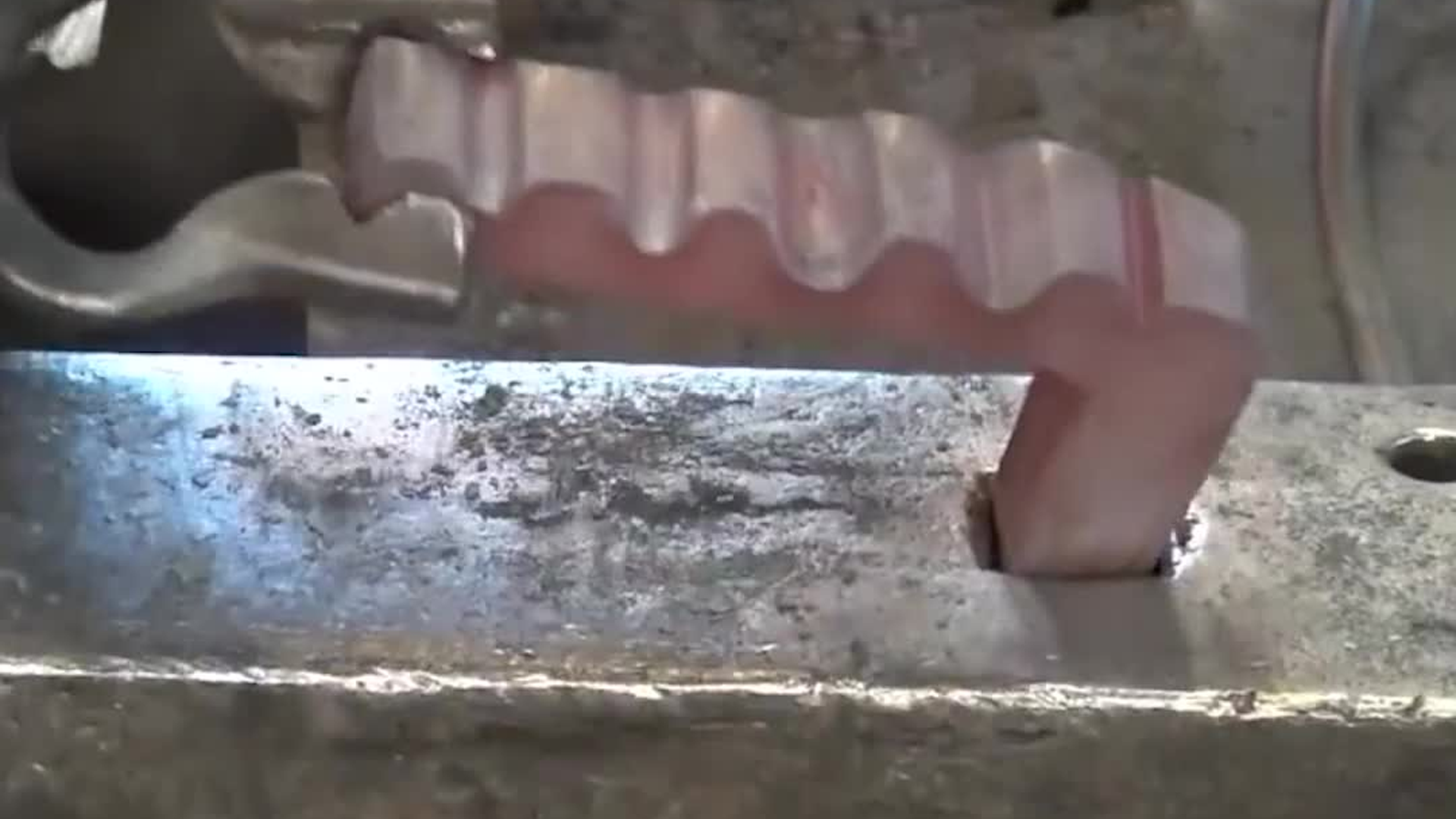 Blacksmithing made easy with a swage block
