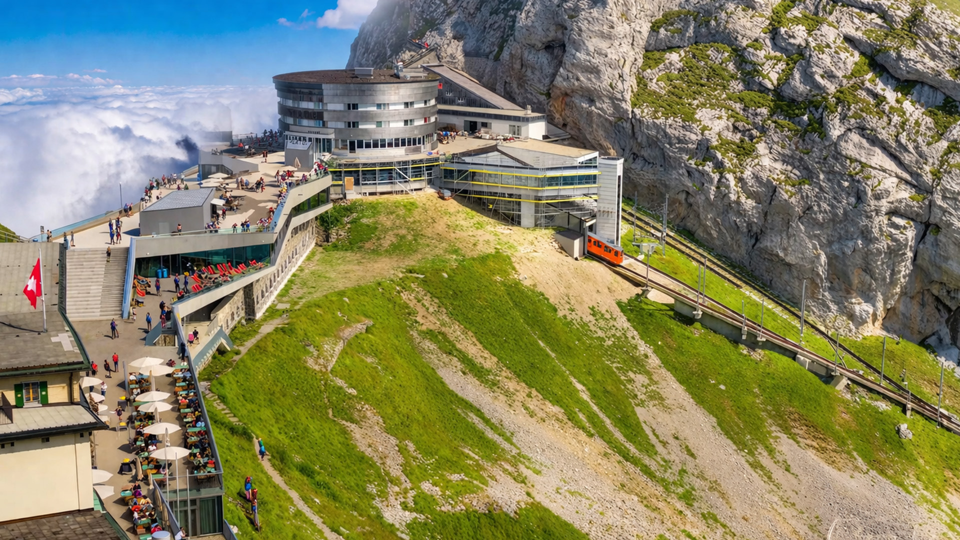 Monte Pilatus: panorami alpini su Lucerna in Svizzera (4K)