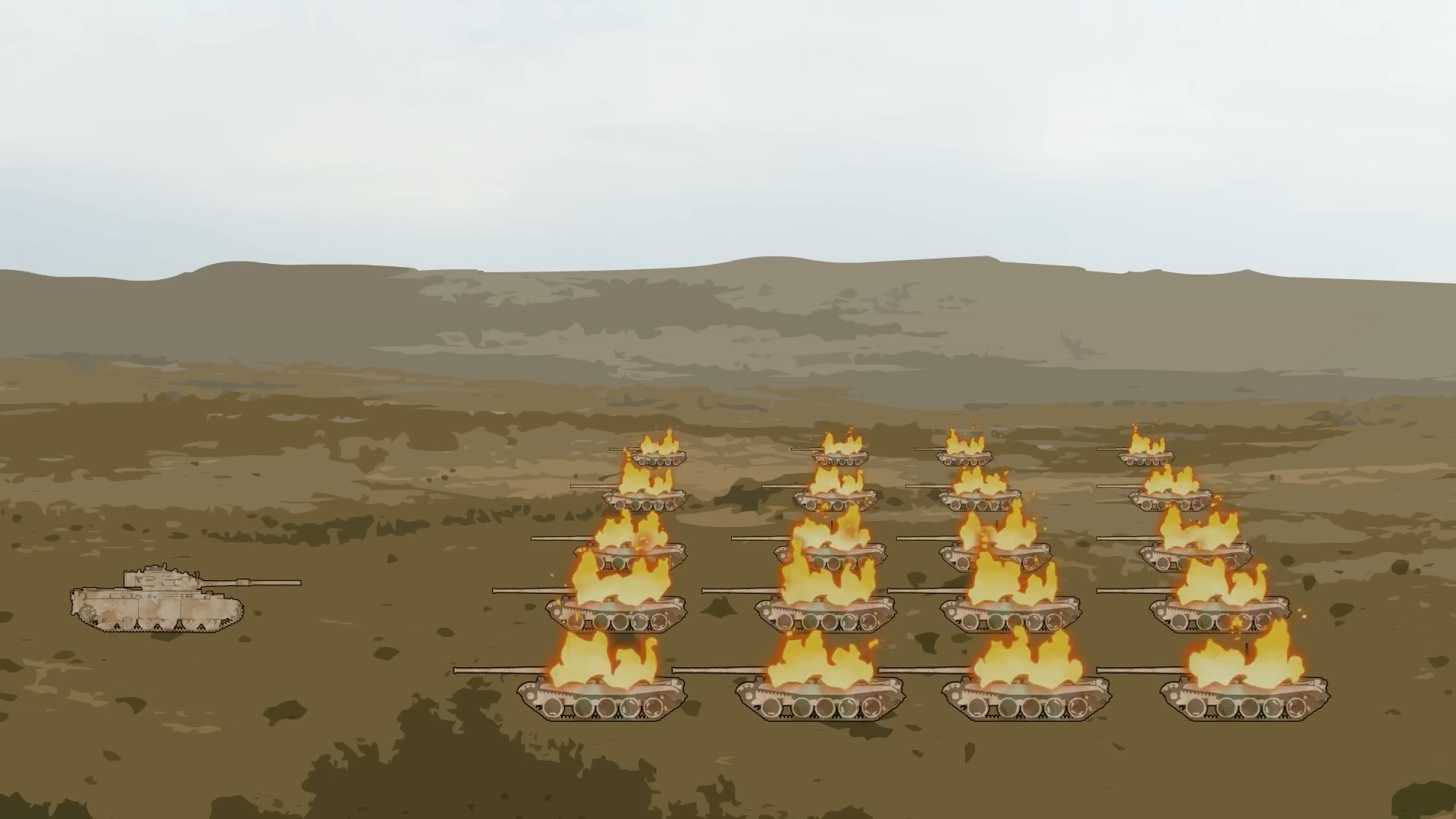 How one tank commander stopped 100 enemy tanks in total darkness