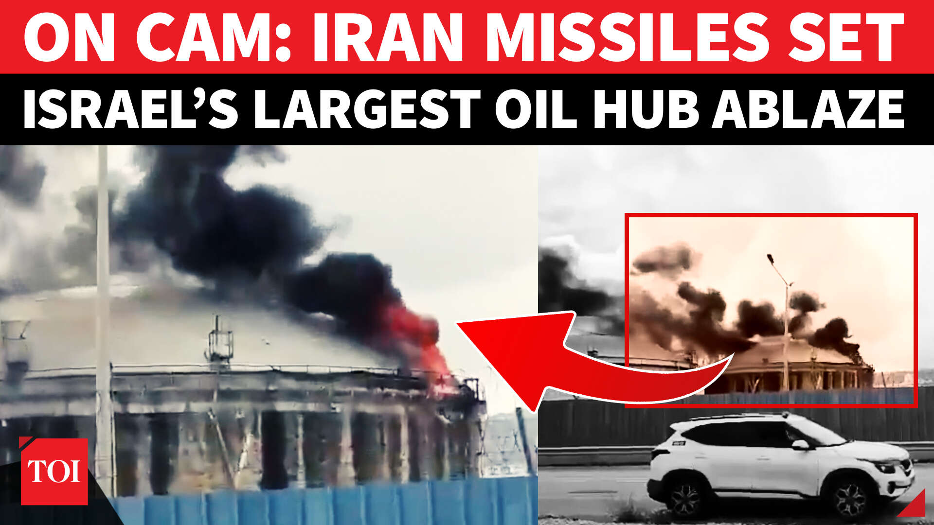 Biggest direct hit: Iran missiles torch Haifa oil refinery, northern ...