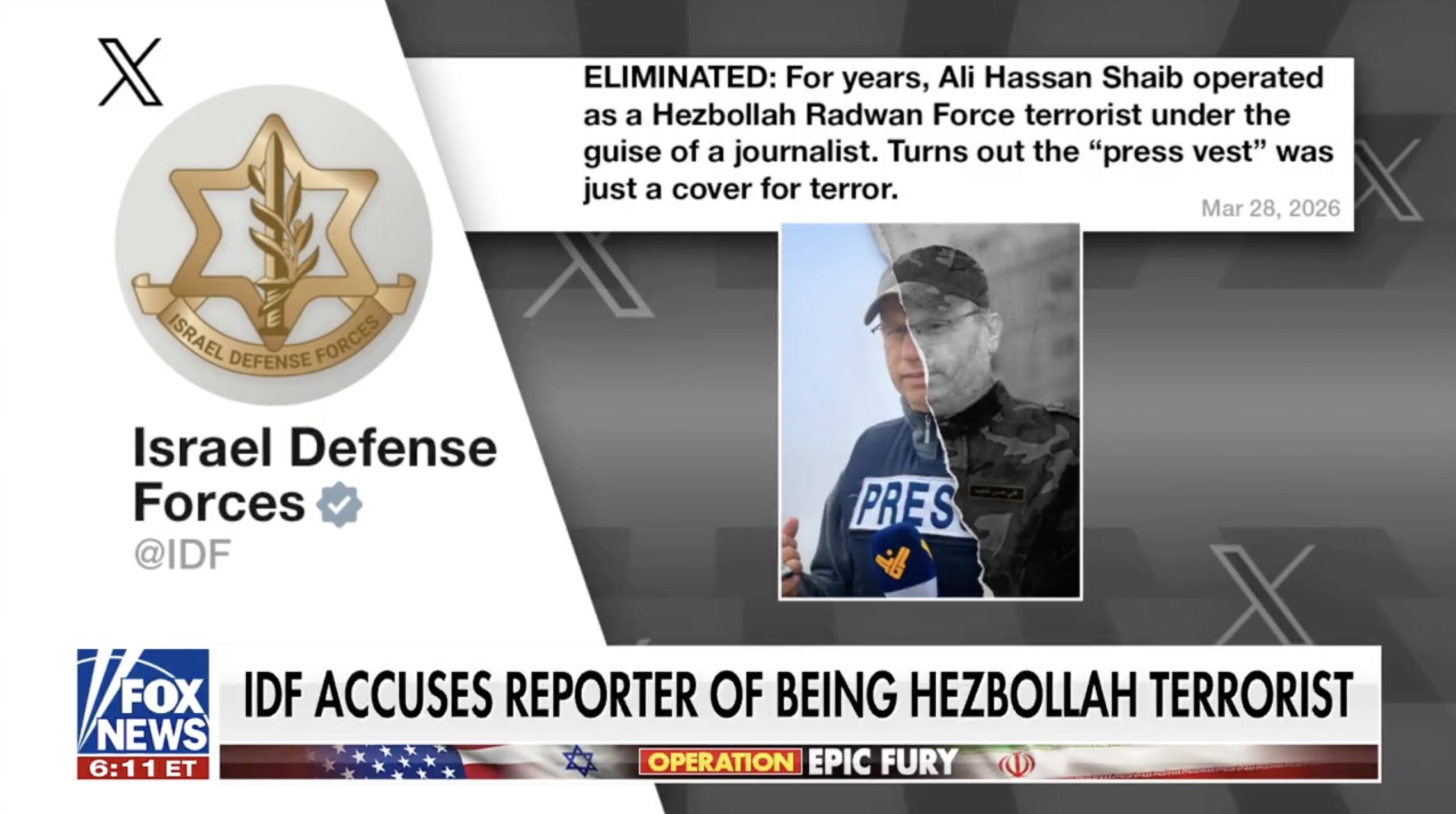 IDF released 'photoshopped' image of journalist wearing military ...