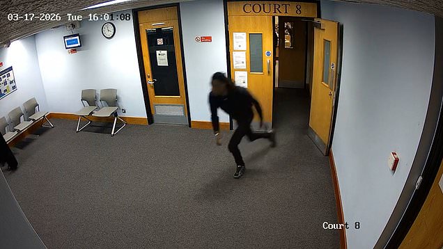 Police searching for man who legged it out of court