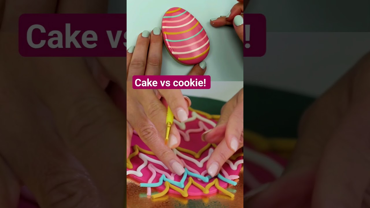 This Easter egg cookie nearly defeated me, but I finished it