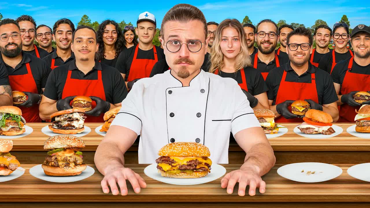 Burger technique tested by 50 cooks - the results say a lot