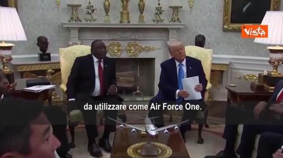 La domanda su jet donato dal Qatar fa infuriare Trump che insulta il ...
