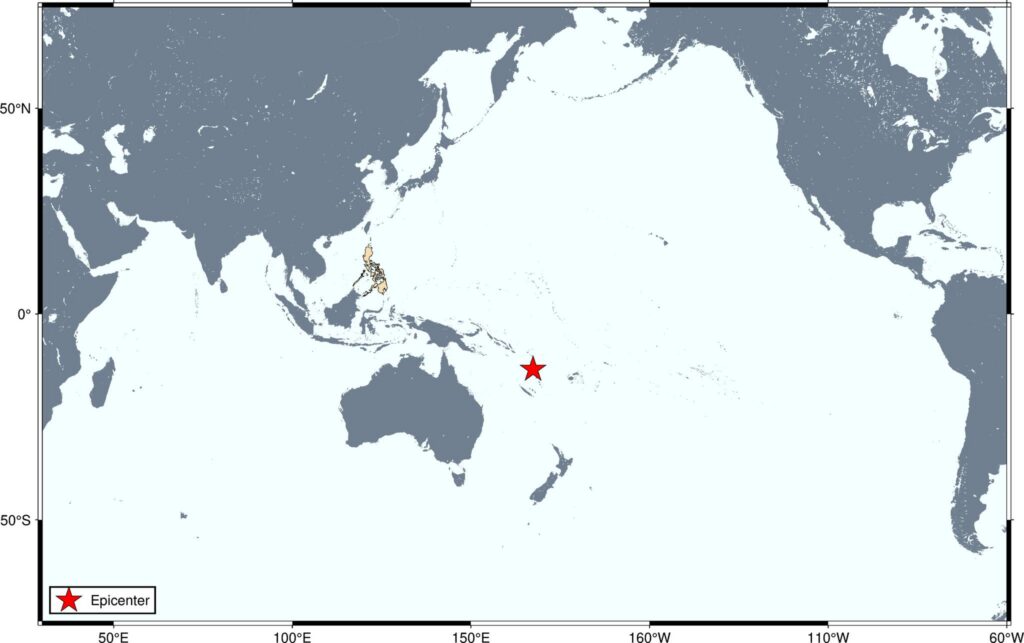Magnitude-7.3 earthquake rocks Vanuatu