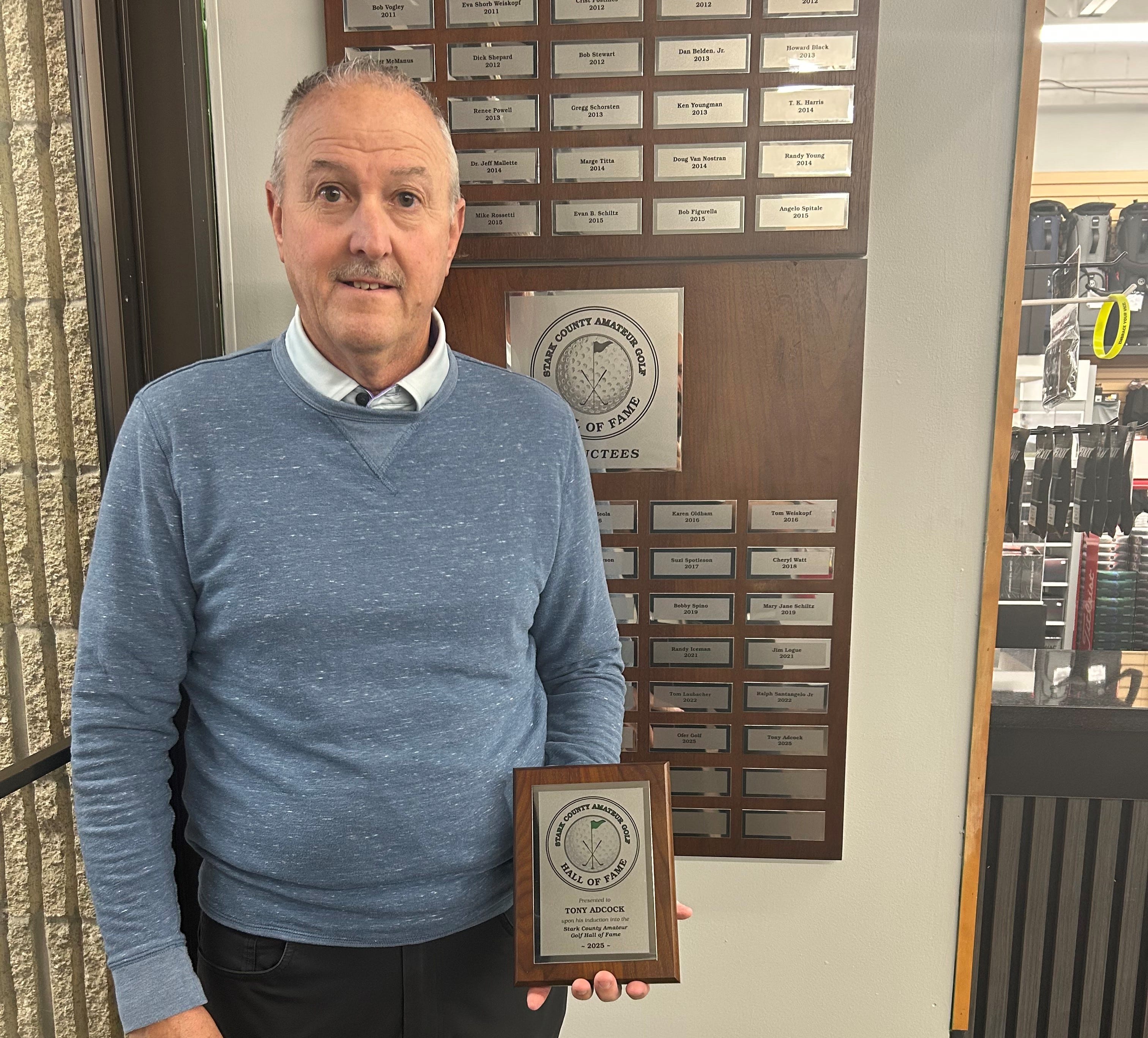 Tony Adcock, Foxy Golf, Ofer Golf enter Stark County Golf Hall of Fame