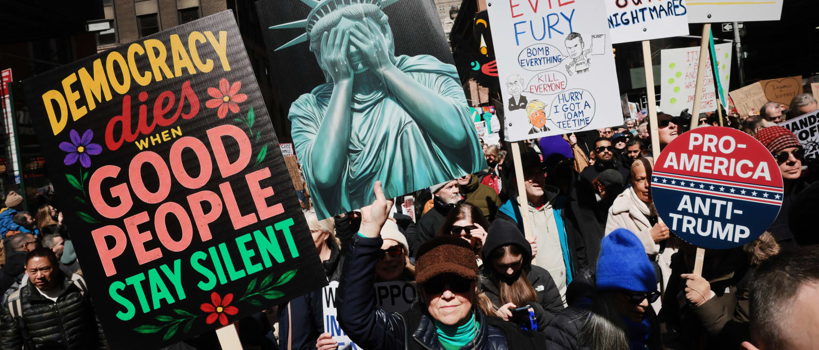 'No kings' protests turn violent across country as 'communist ...